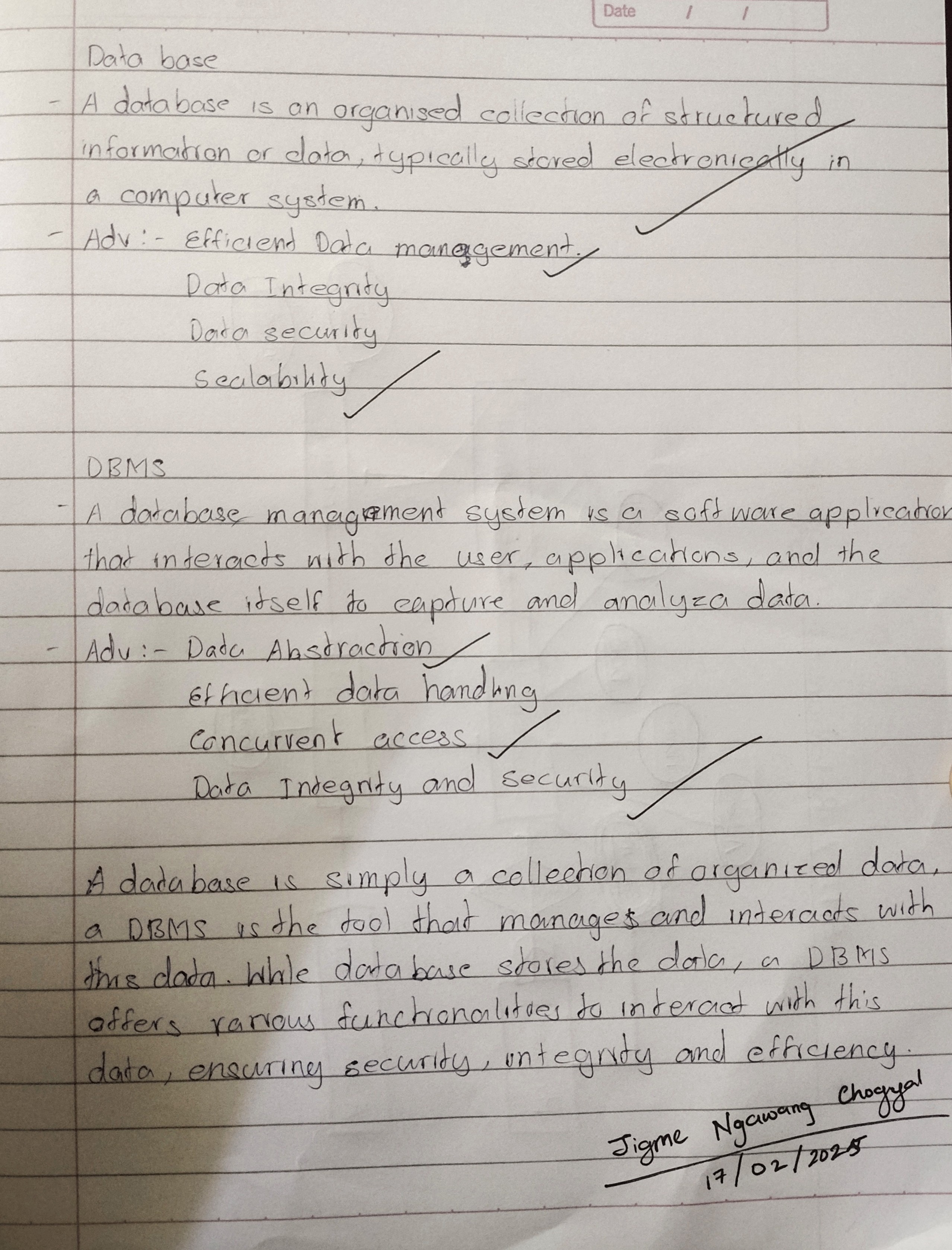 Dbs101 Unit1 | Pema Losel Maurer